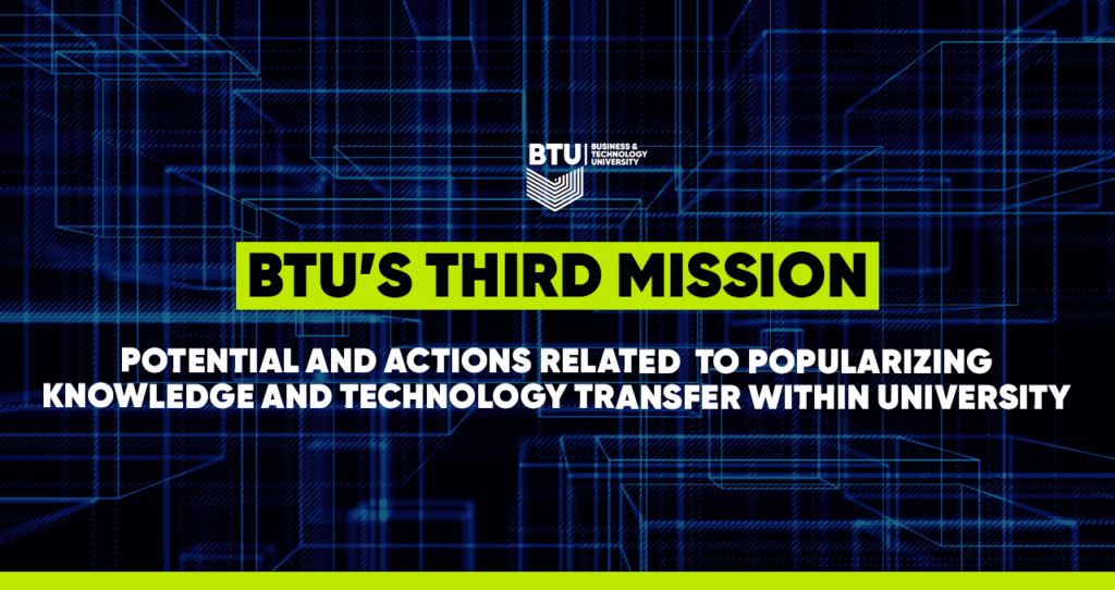 BTU’s Third Mission – Potential and Actions Related to Popularizing ...